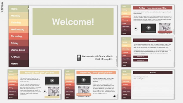 Know Your Why!: Remote Learning Daily Agenda Templates - Organization ...