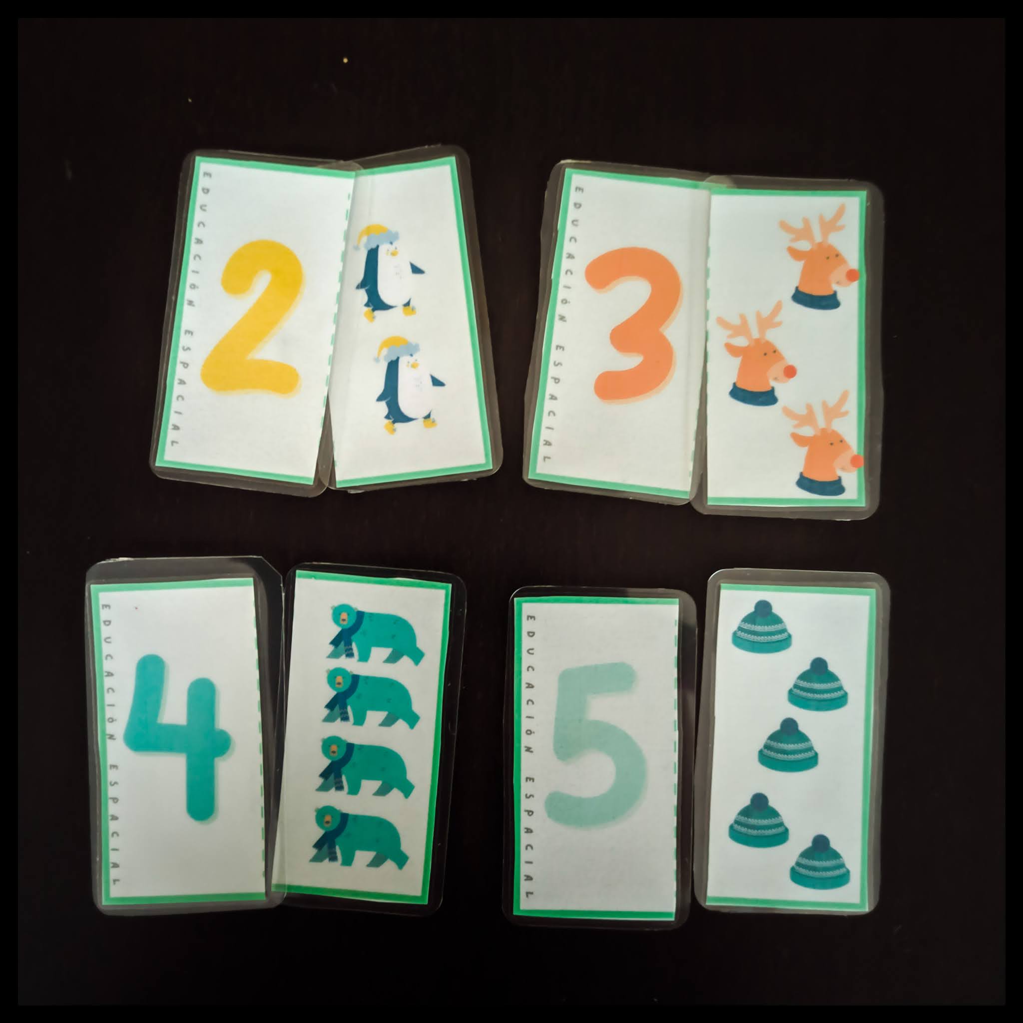 Asociando número-cantidad de invierno