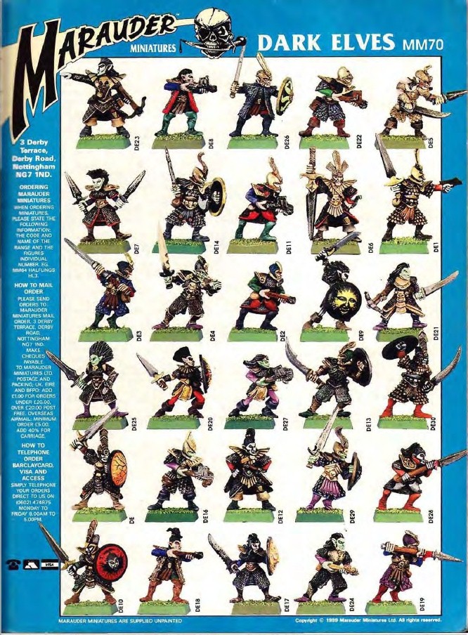 Realm of Chaos 80s: Raiders of the lost adverts: Marauder Dark Elves ...