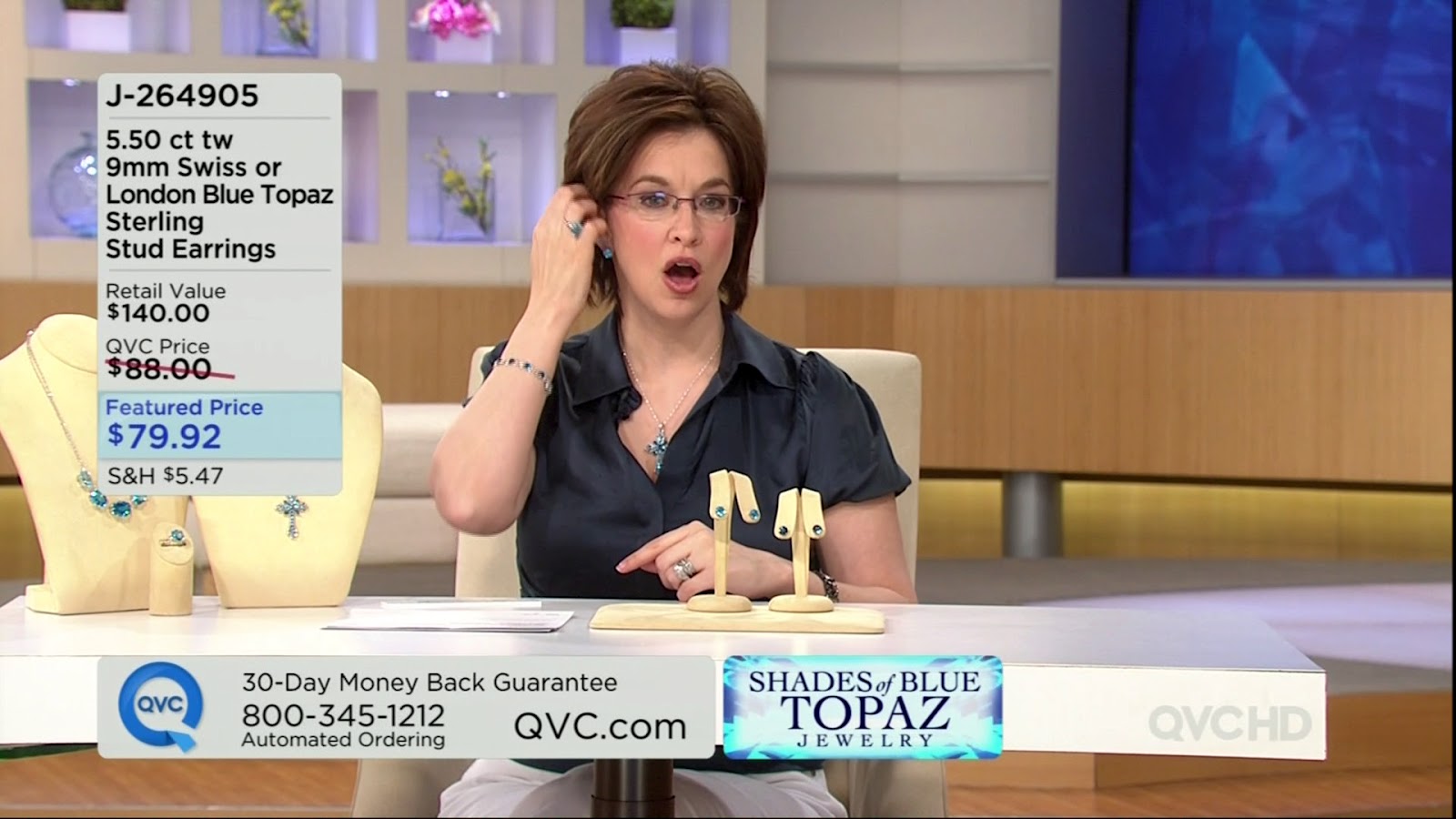 Ladies in Satin Blouses: Jacque Gonzales - black satin blouse