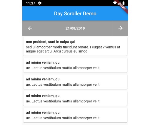 A flutter calendar package to allow users to scroll through given dates ... A flutter calendar package to allow users to scroll through given dates ...