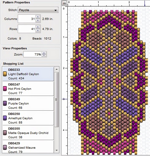 Imaginesque: Beading: Peyote Stitch Pattern 27