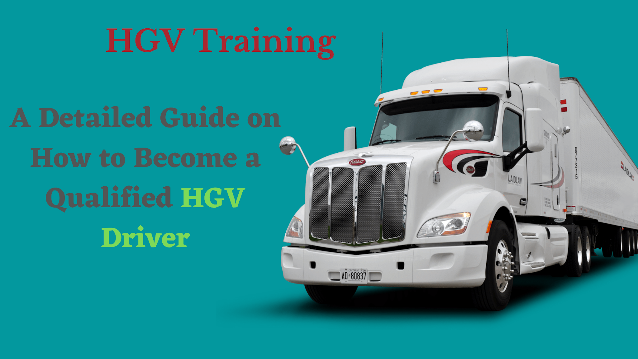 A Detailed Guide on How to Become a Qualified HGV Driver
