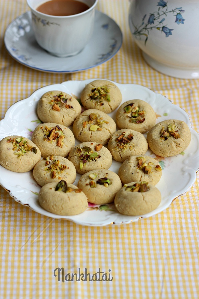 RUCHI: Nankhatai/ Indian short bread cookie