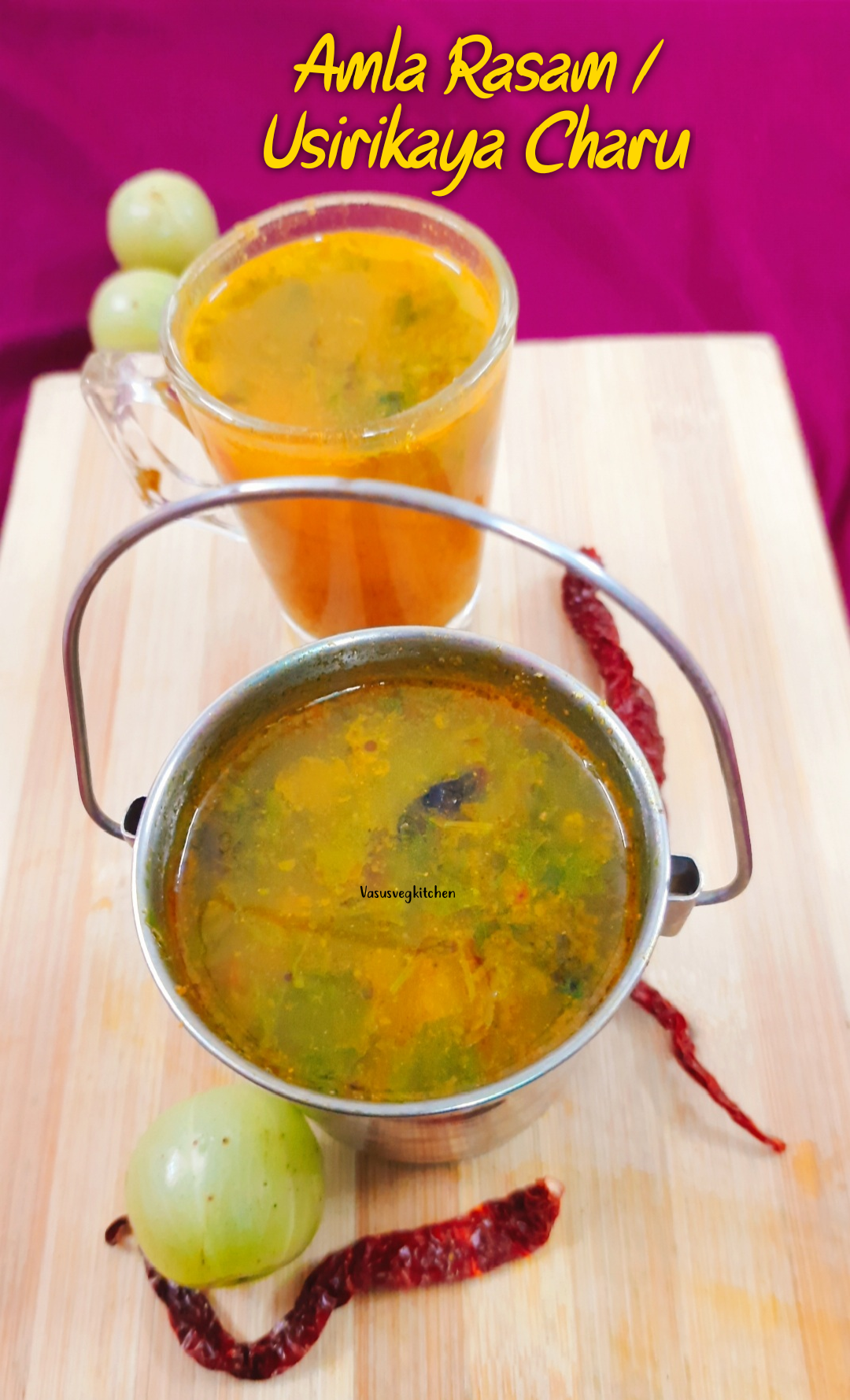 Vasusvegkitchen: Andhra Amla Rasam || Usirikaya charu || Indian ...
