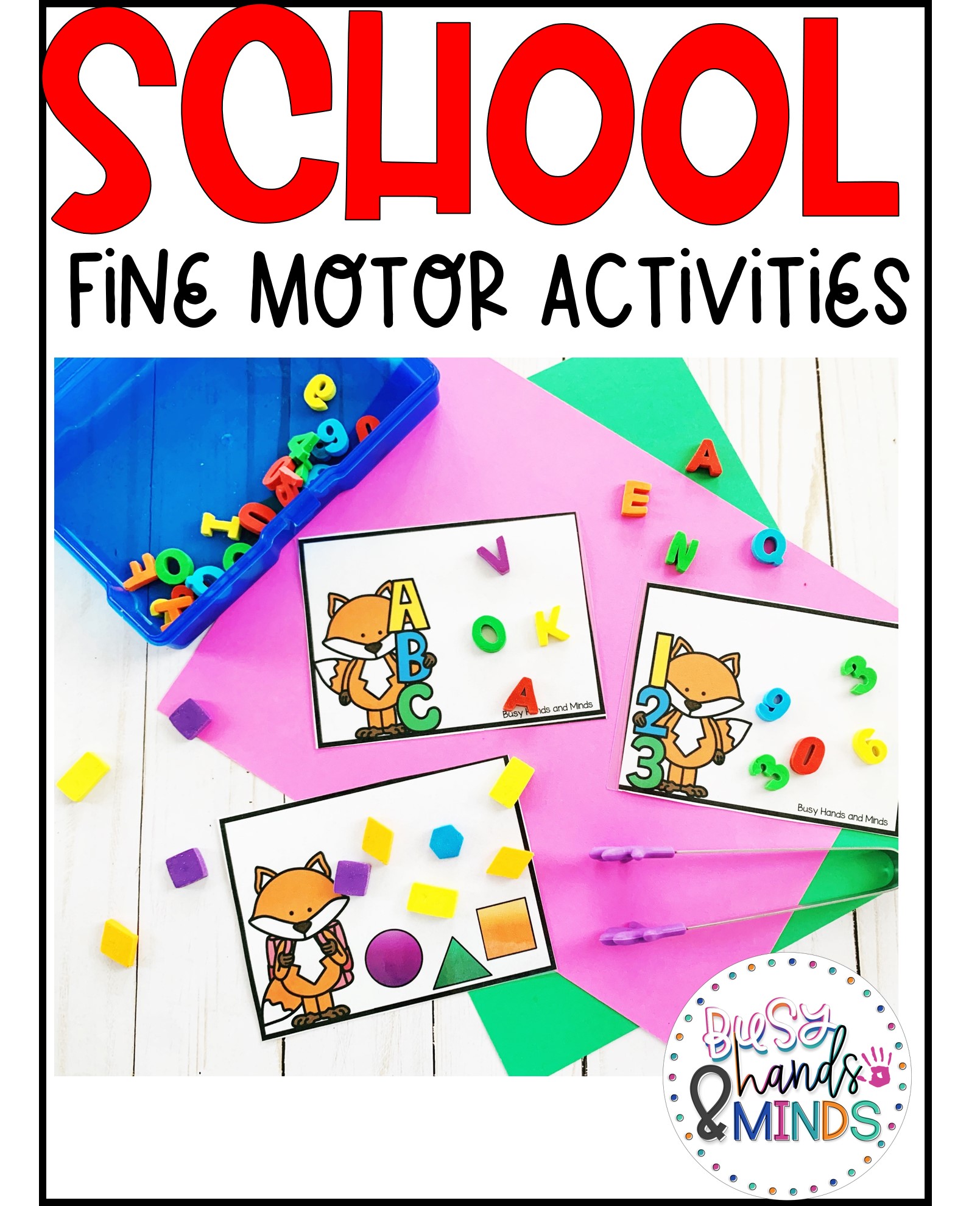 Back to School Fine Motor Task Boxes | Busy Hands and Minds