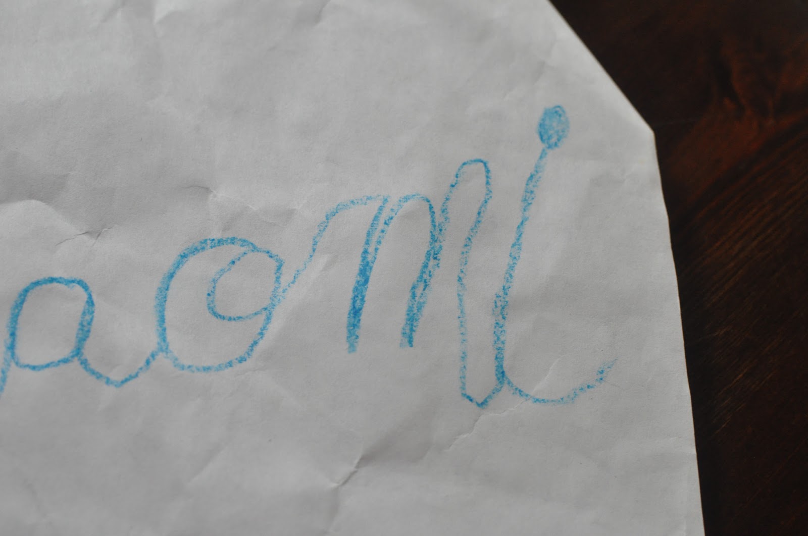 Home Grown Montessori: Writing (in cursive) Before Reading.