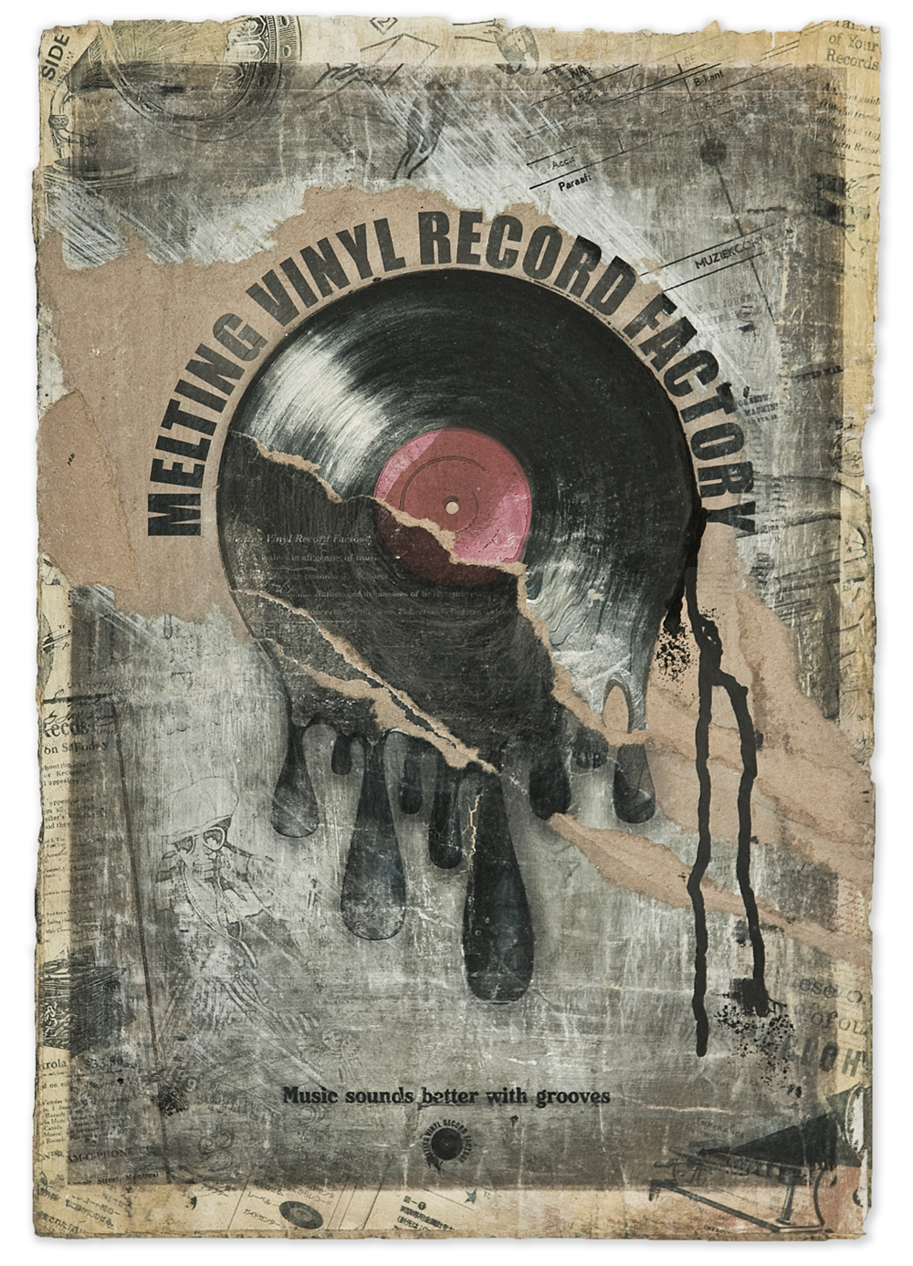 sleepless ink originals: Melting Vinyl