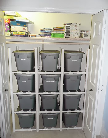 DIY Party Mom: 10 PVC Pipe Organizing Projects
