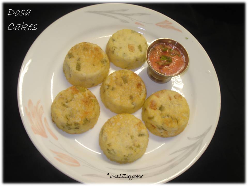 Dosa/Uttapam Cakes ~ Desi Zayeka