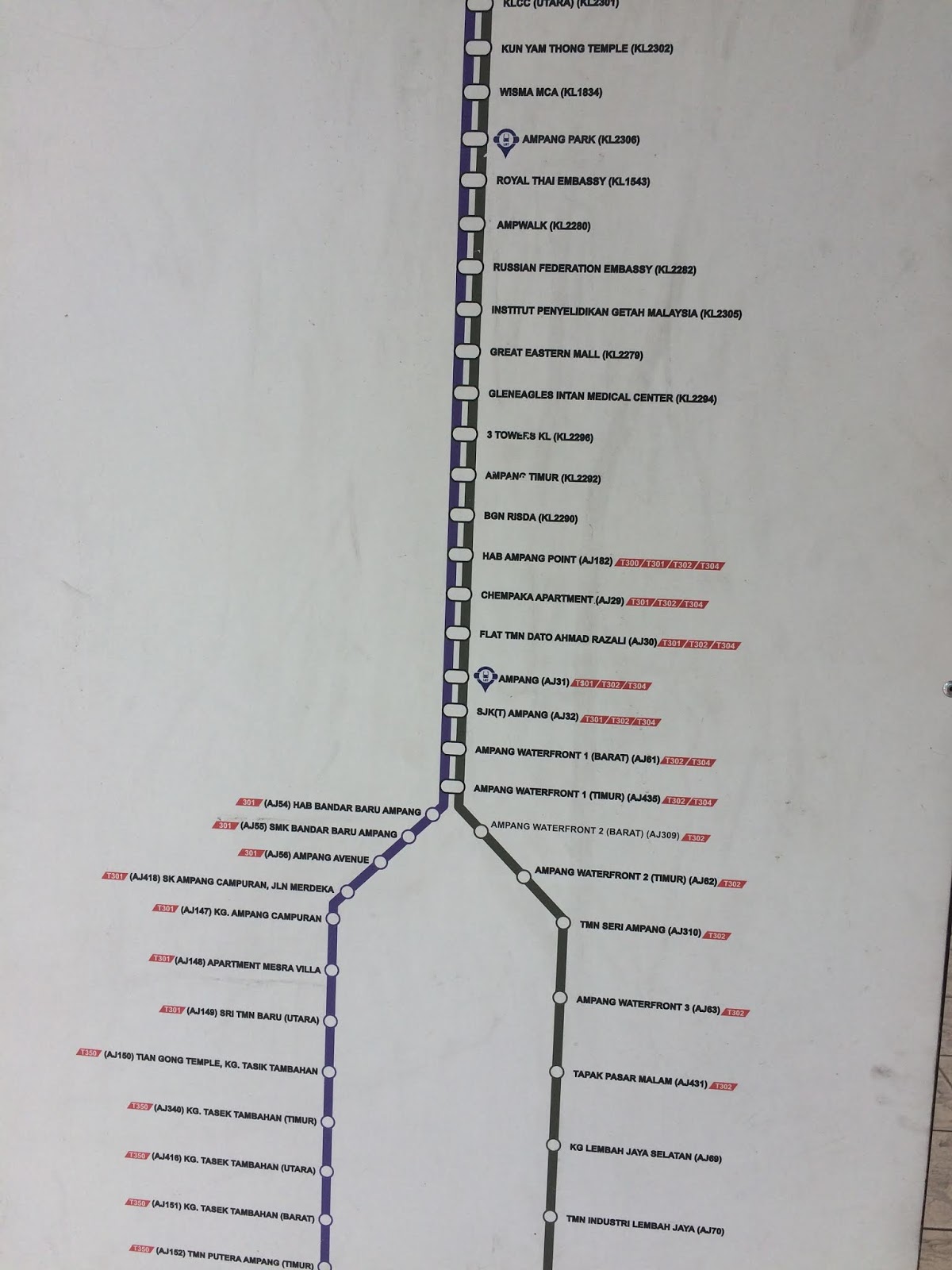 Kuala Lumpur Walk Pics : Kuala Lumpur: LRT Dang Wangi Station