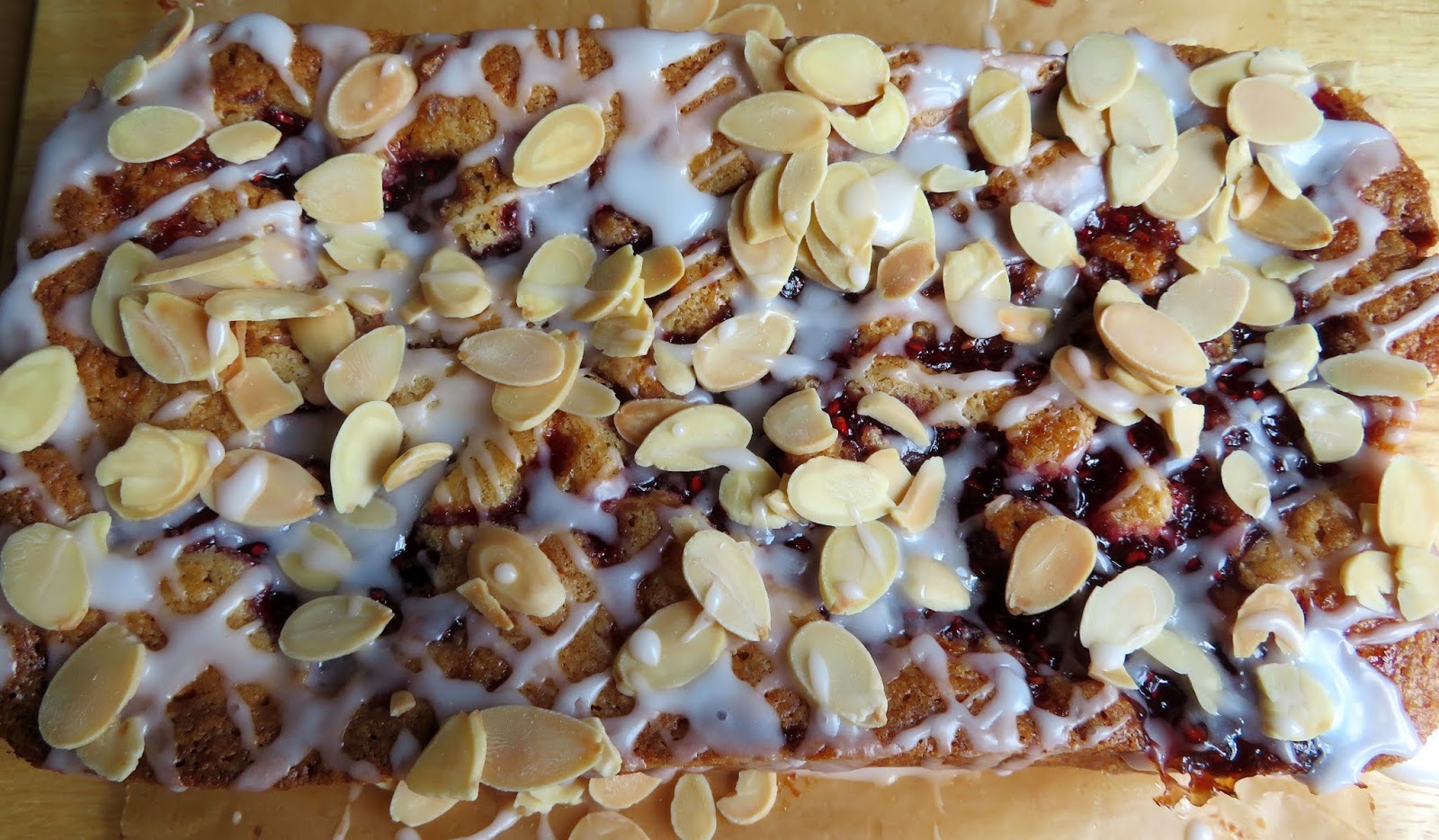 Small Batch Bakewell Blondies | The English Kitchen