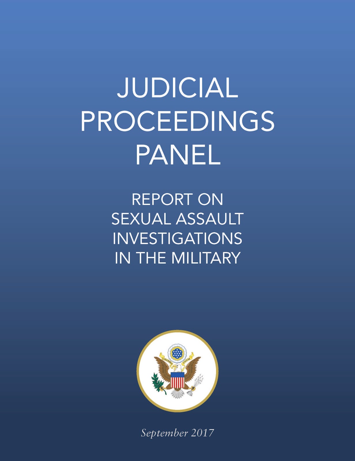 Global Military Justice Reform: Judicial Proceedings Panel reports
