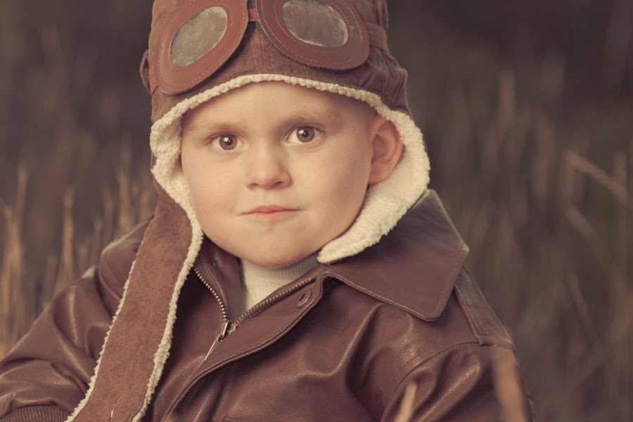 Little Pilot in Training - Logan Utah Children Photographer