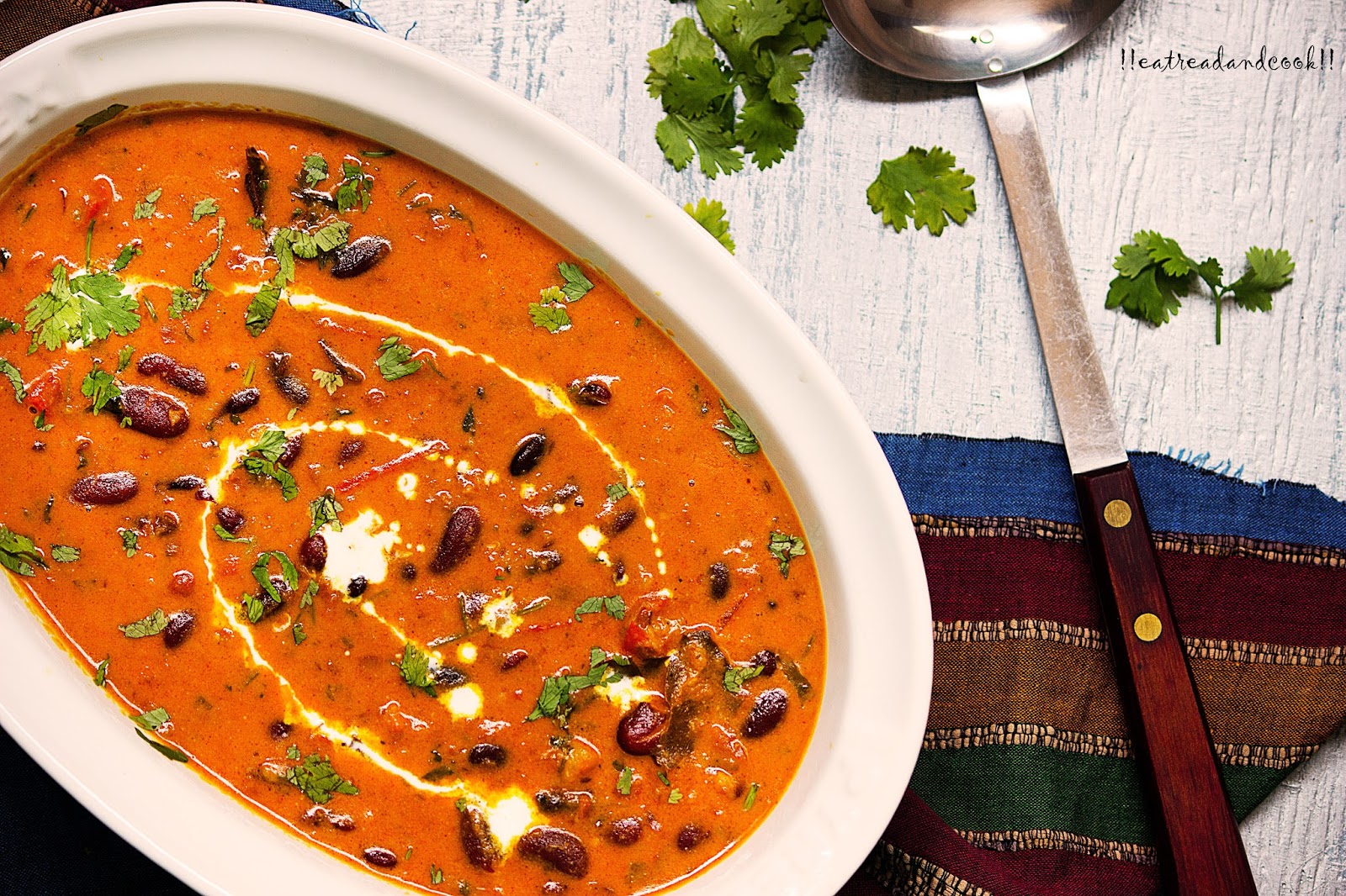 Pure Veg Rich and Creamy Rajma Curry
