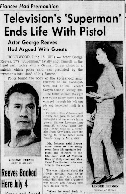 Children's Media Archive: Headlines From the Death of George Reeves 60 Years Later.