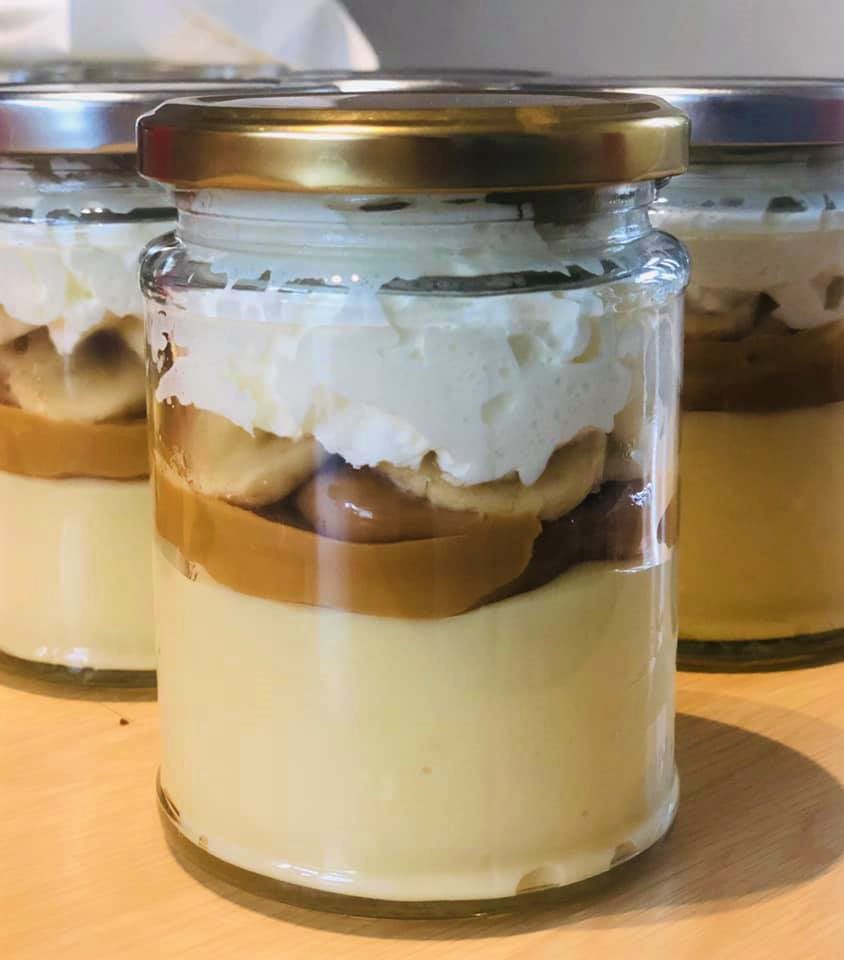 Torta banoffee no pote - Receitas da Mama