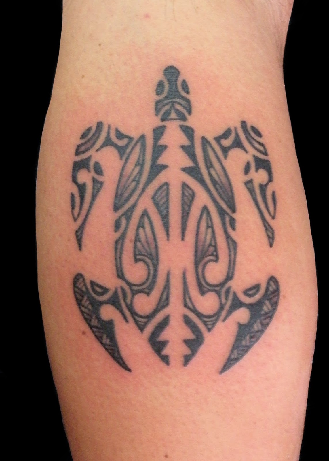 Sweet Trade Tattoo Maui: Polynesian Turtle