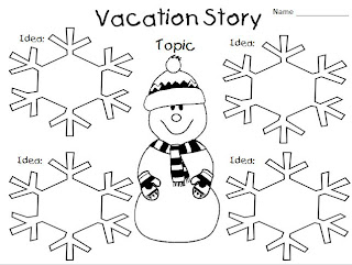 Classroom Freebies Too: Vacation Graphic Organizer Writing Freebie