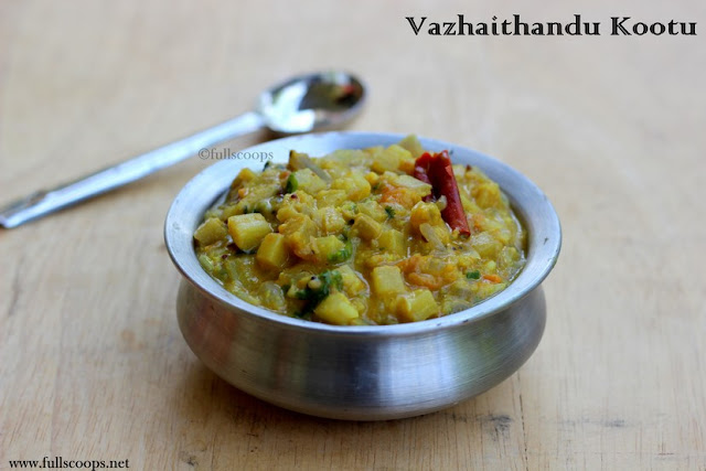 Vazhaithandu Kootu ~ Full Scoops - A food blog with easy,simple & tasty ...