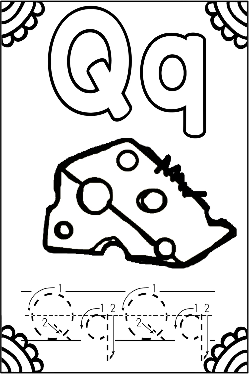 Abecedario para Colorear y Trazar | Mundo de Rukkia