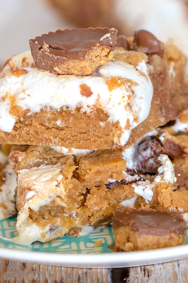 Reese's Fluffernutter Bars - recipesheaven