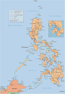 Filippinerne - Geographical Kort over Filippinerne ~ Klima Naturali™