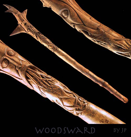 a-faerietale-of-inspiration: wooden staves.