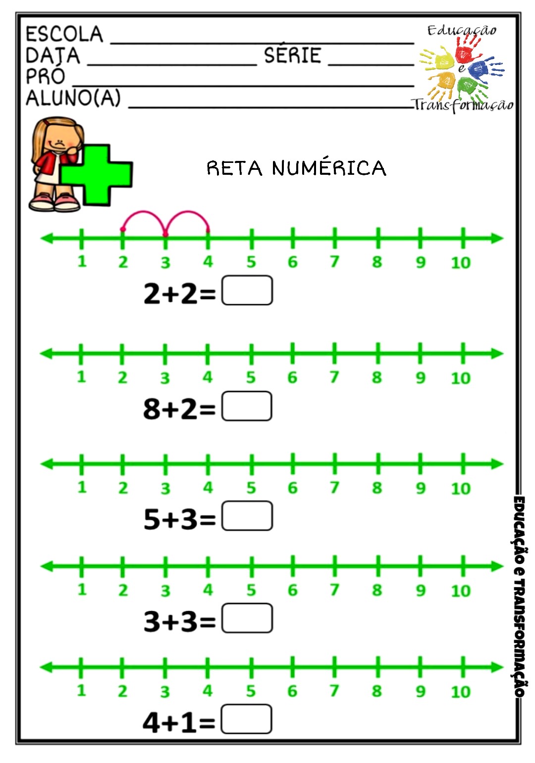 Complete A Reta Numérica - RETOEDU