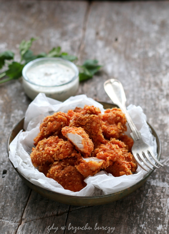 Gdy w brzuchu burczy... : Nuggetsy z piekarnika