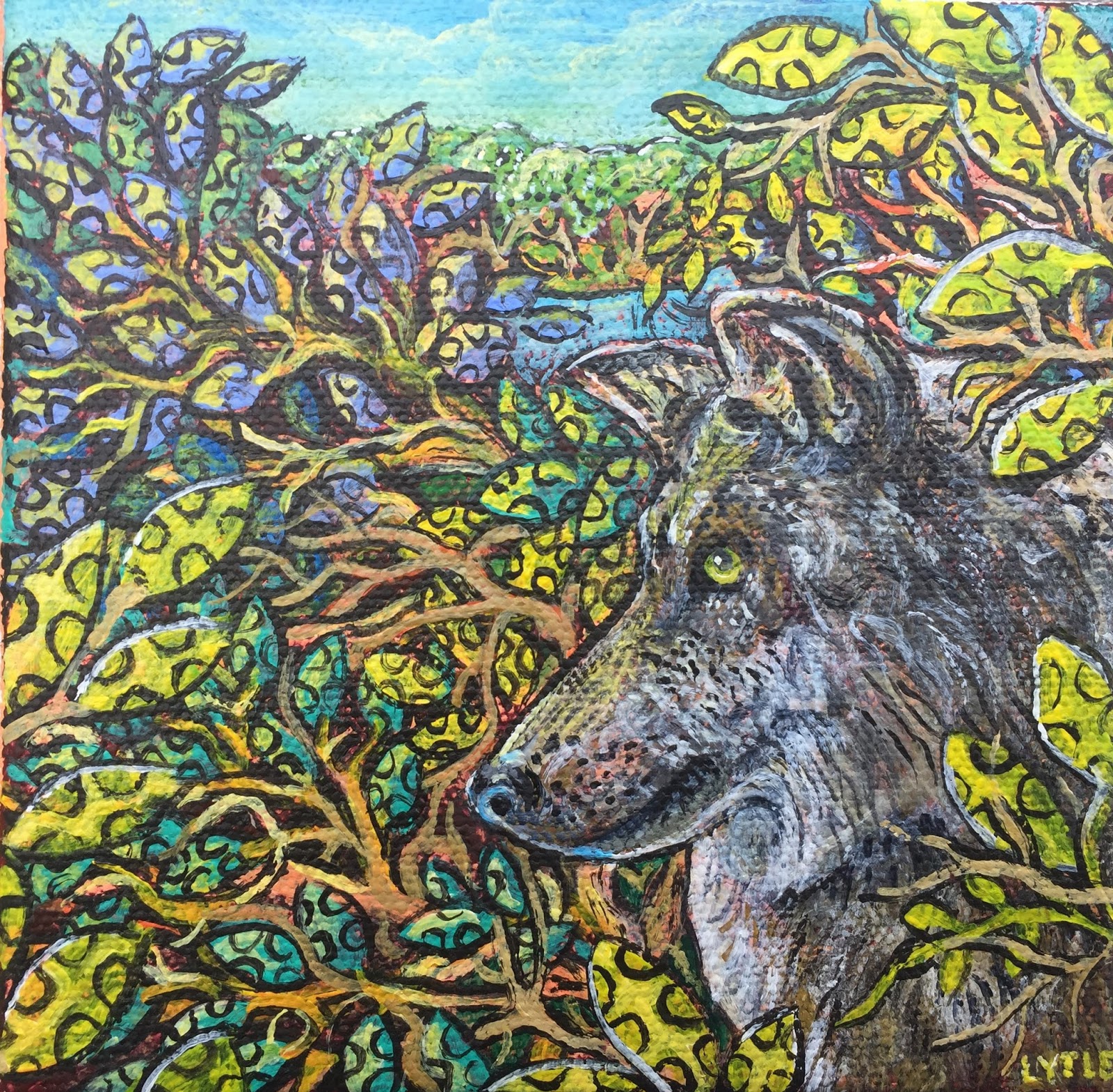 Lytle: Five Small Paintings by Joe Lytle Last Week of March 2020