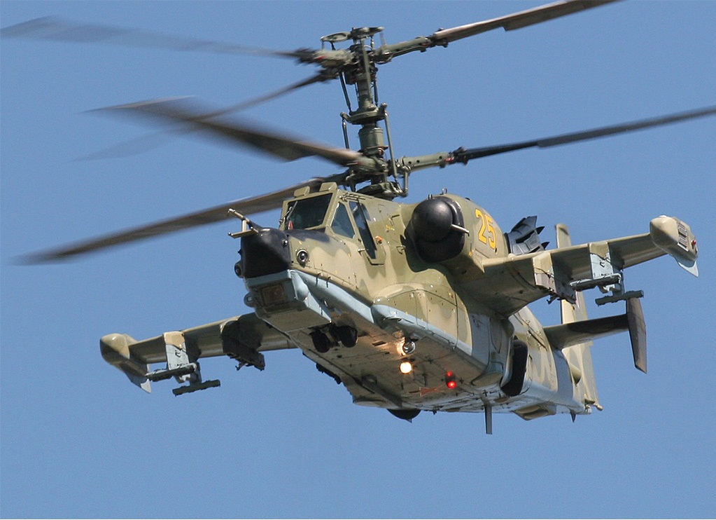 Ka-50 HOKUM Single Seat Attack Helicopter |Military Attack Helicopter ...
