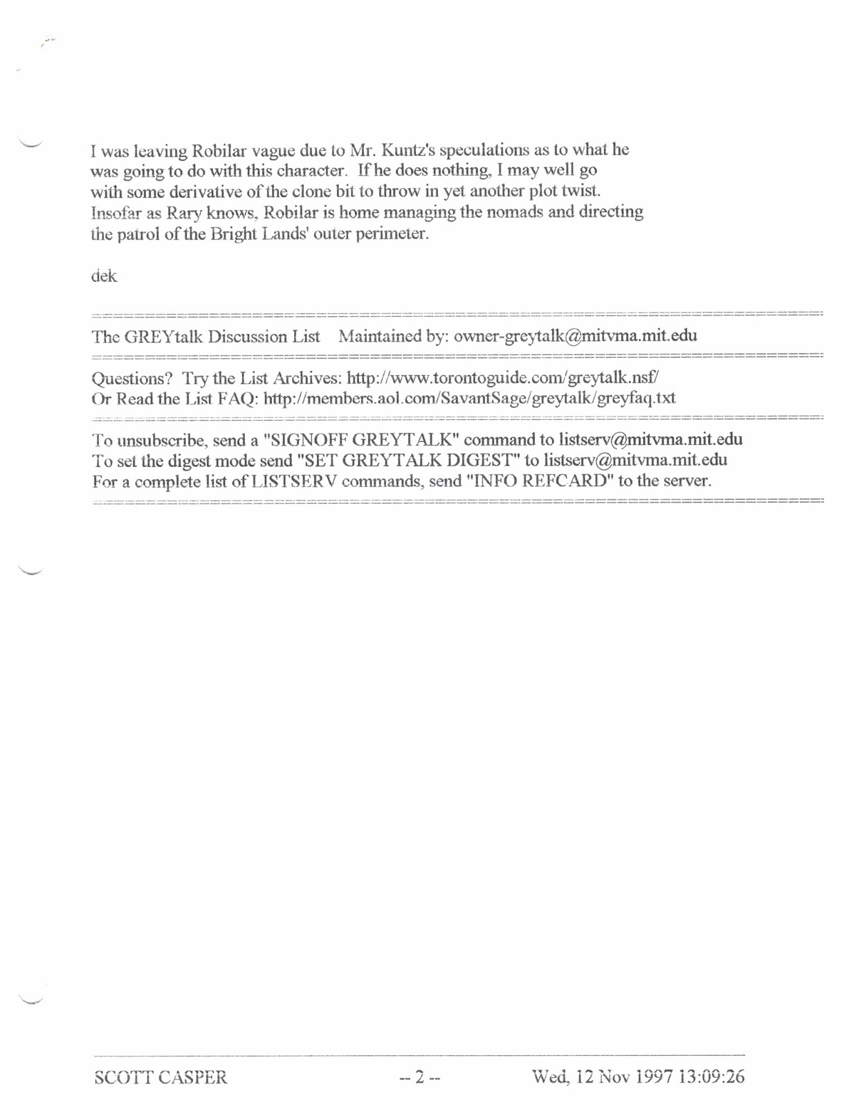 Greytalk Archives: 2018