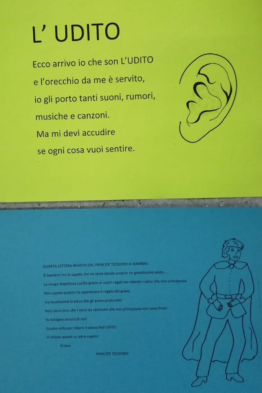 Scuola materna Don Bosco Belluno: IL SENSO DELL' UDITO