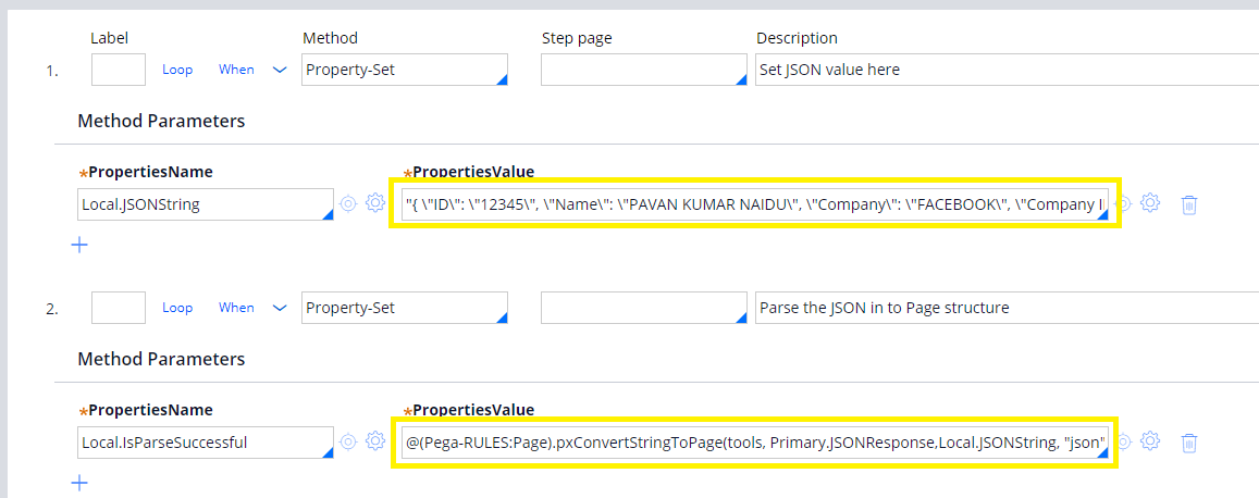 Howtopega How To Parse Json And Map It To Clipboard Structure In Pega