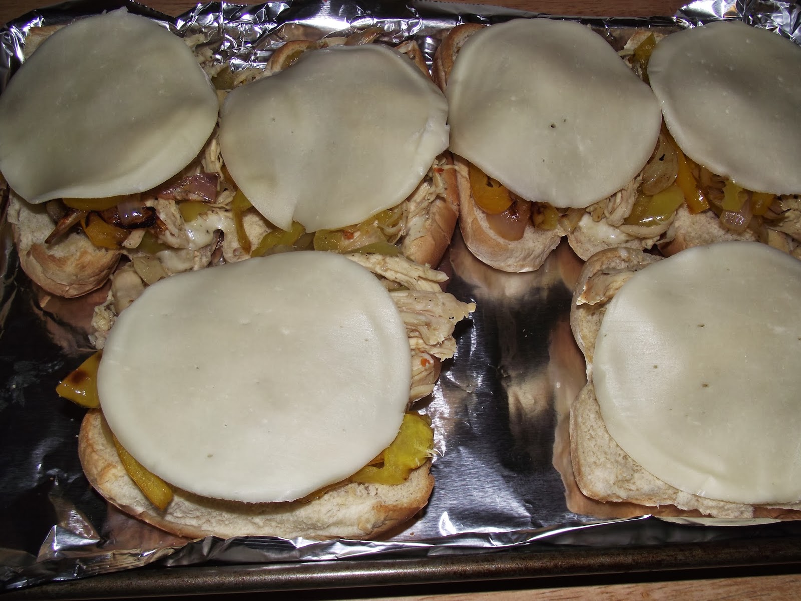 The Unabashed Kitchen Wench: Philly Chicken Sandwiches
