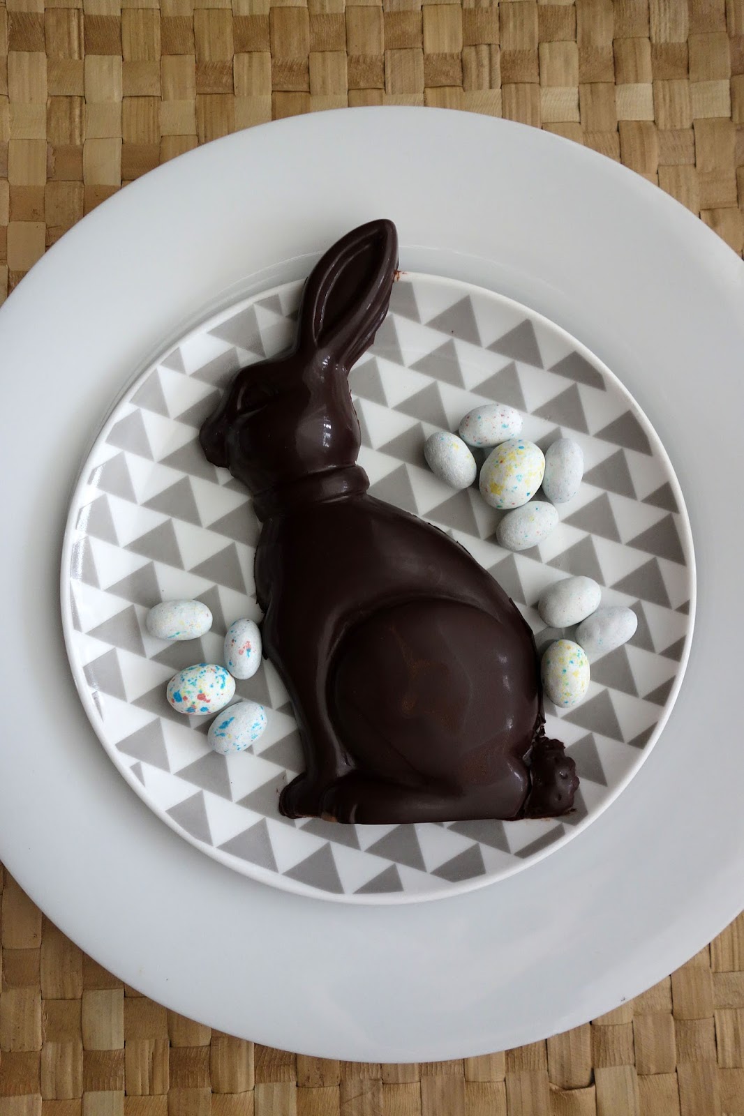 blah to TADA!: A Chocolate Bunny