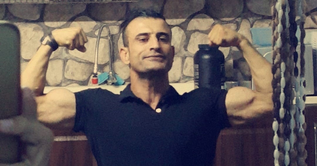 world bodybuilders pictures: libyan bodybuilder aryan mustafa from tripoli