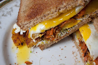 Fat and Happy Blog: Cheesy Squash Breakfast Sandwich