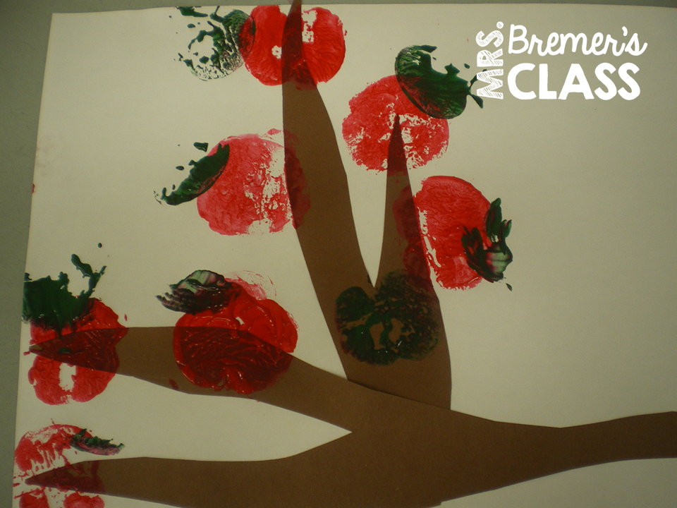 Fall Apple Art {and Color Mixing Activities} | Mrs. Bremer's Class