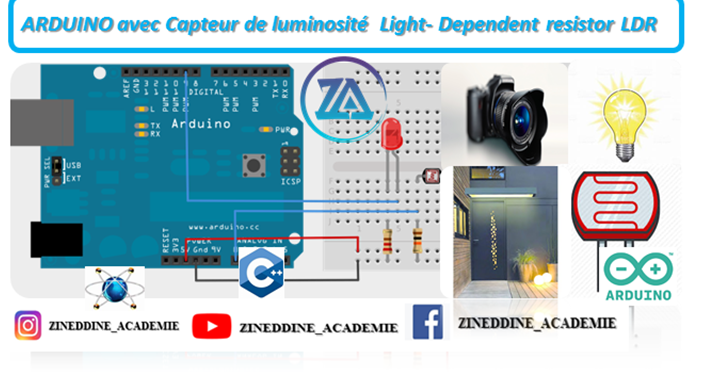photorésistance avec ARDUINO