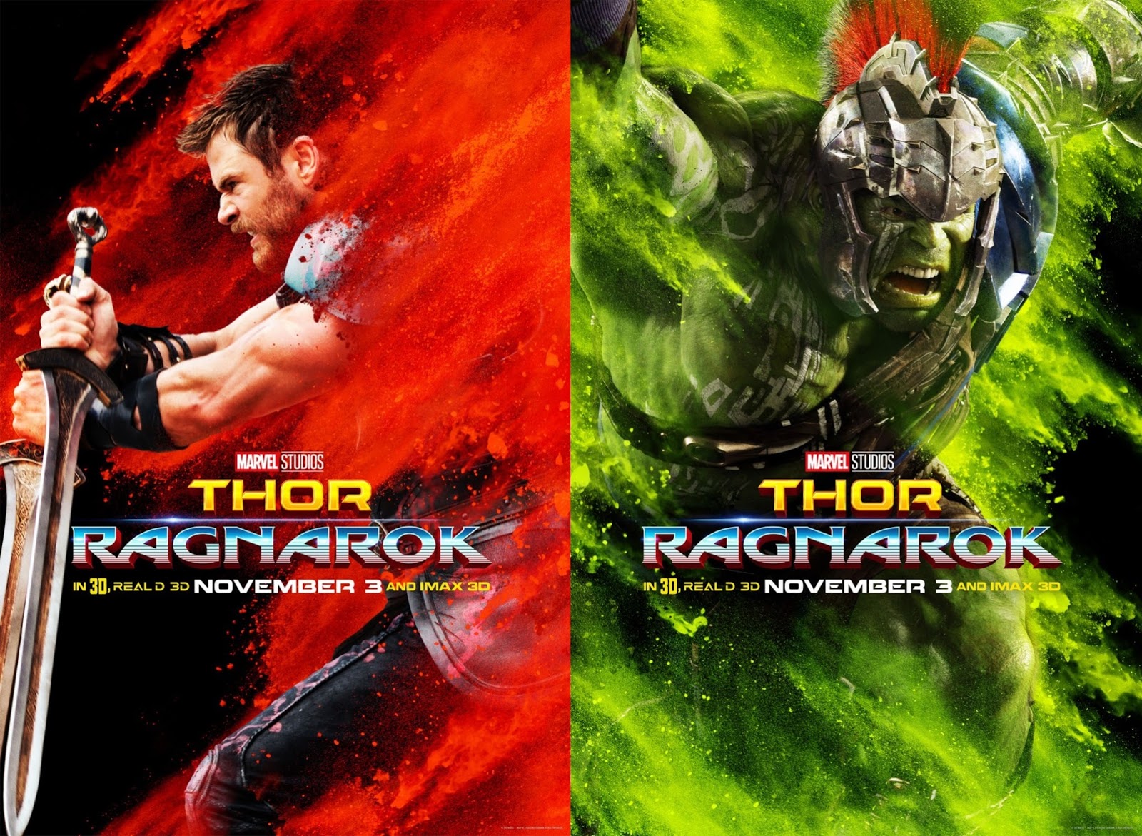 The Blot Says...: Marvel's Thor: Ragnarok Character Movie Poster Set