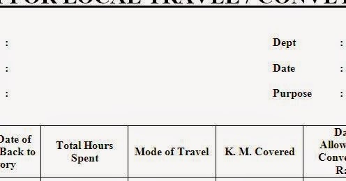 Company’s Local Conveyance Claim Format