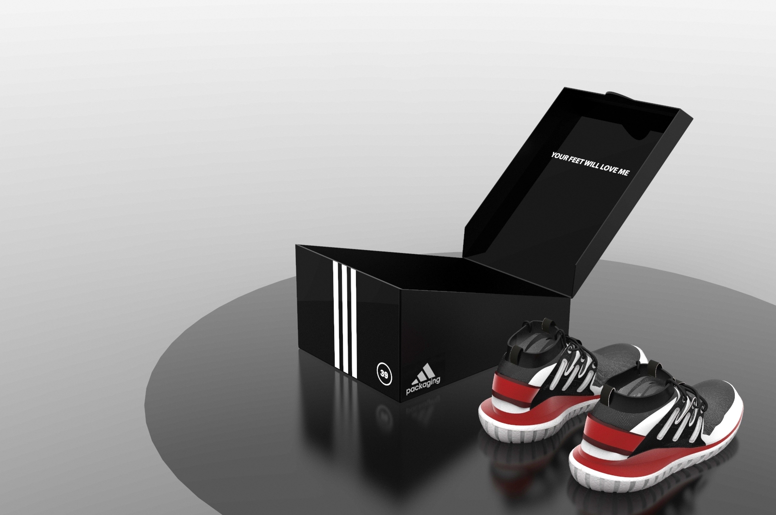 Adidas Shoe Box (Student Project) – Packaging Of The World