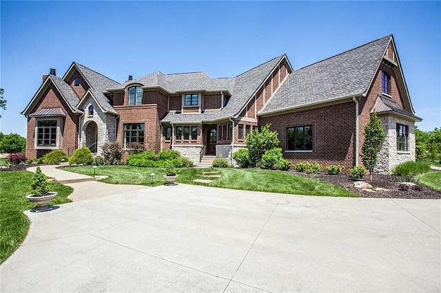 8,000 Square Foot Brick and Stone Mansion In Zionsville, IN | THE ...