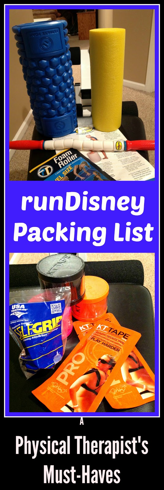 runDisney Packing List | A Physical Therapist's Must-Haves - Post 50 RX
