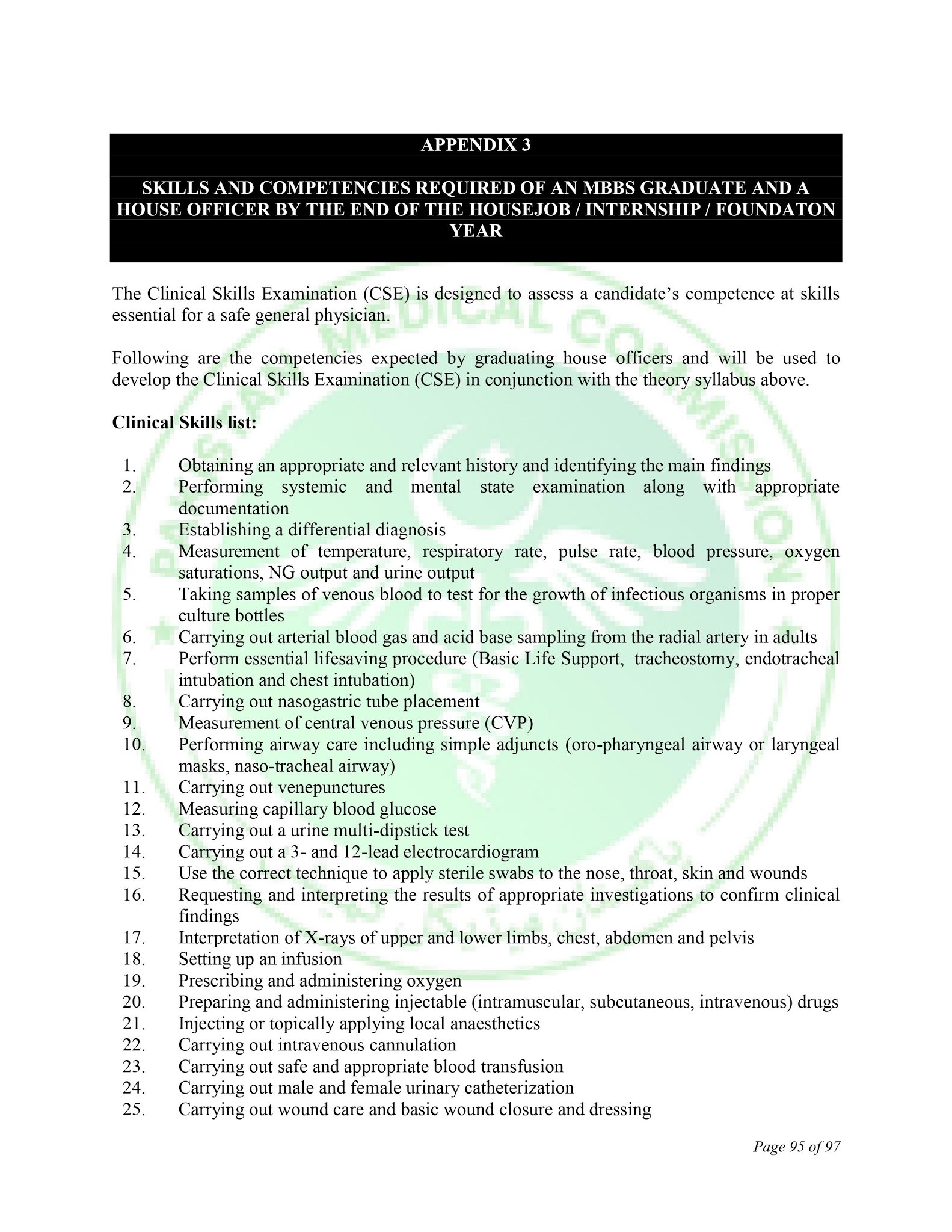 NLE Exam Pakistan Syllabus 2021