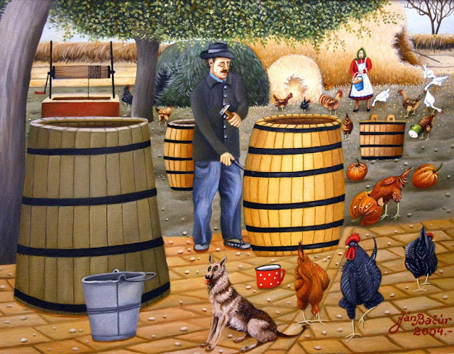 Jan Bačur | Serbian Naive Art info