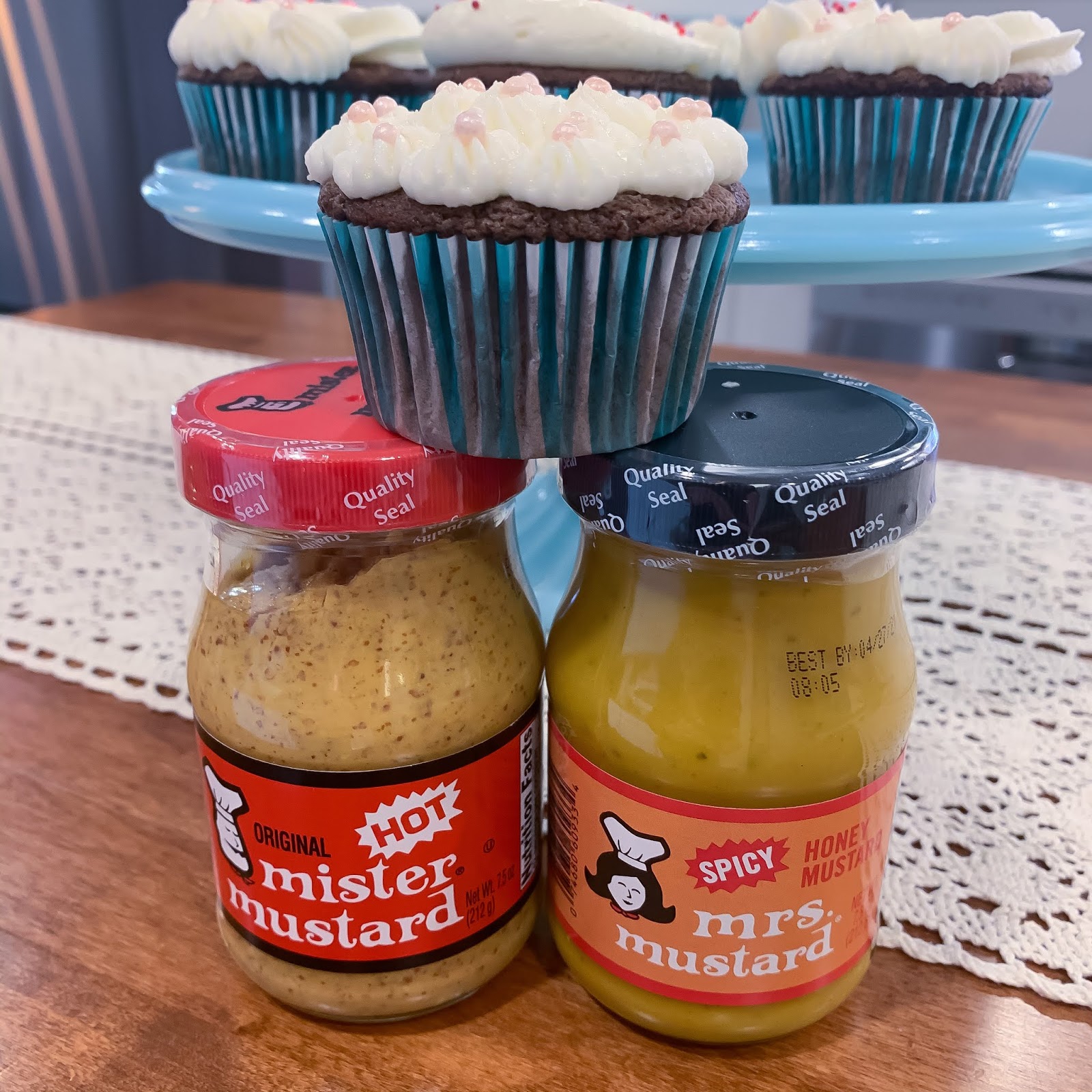 Mrs Mustard Chocolate Cupcakes with Cotton Candy Buttercream | Crazy ...