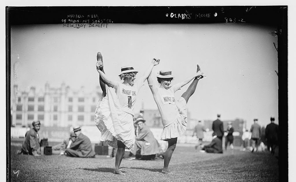 Early Cheerleading, ca. 1909 ~ Vintage Everyday